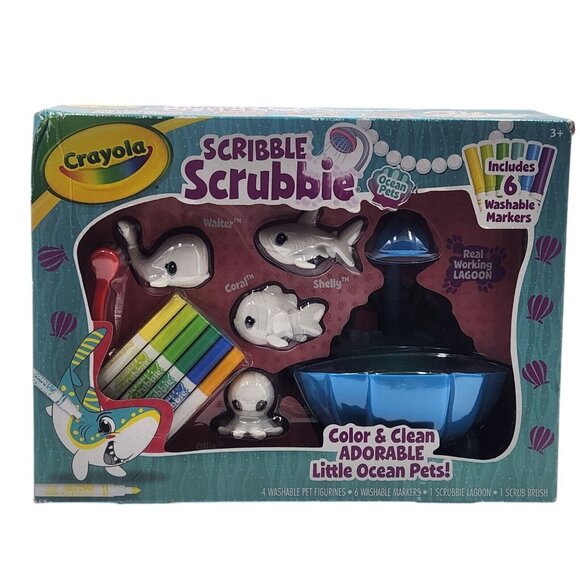 Crayola | Toys | Crayola Scribble Scrubbie Ocean Lagoon 2pc Toy Set ...